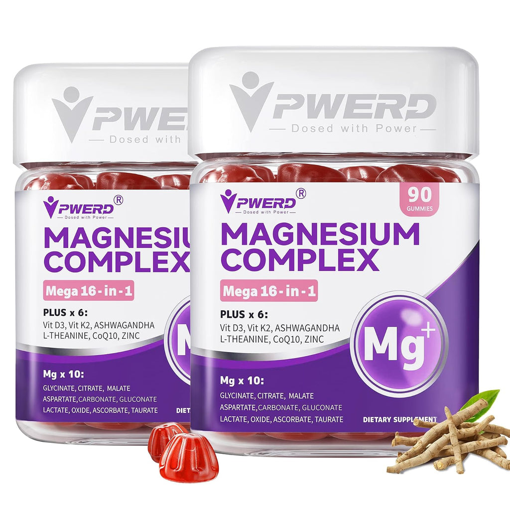 PWERD magnesium complex gummies for relaxation