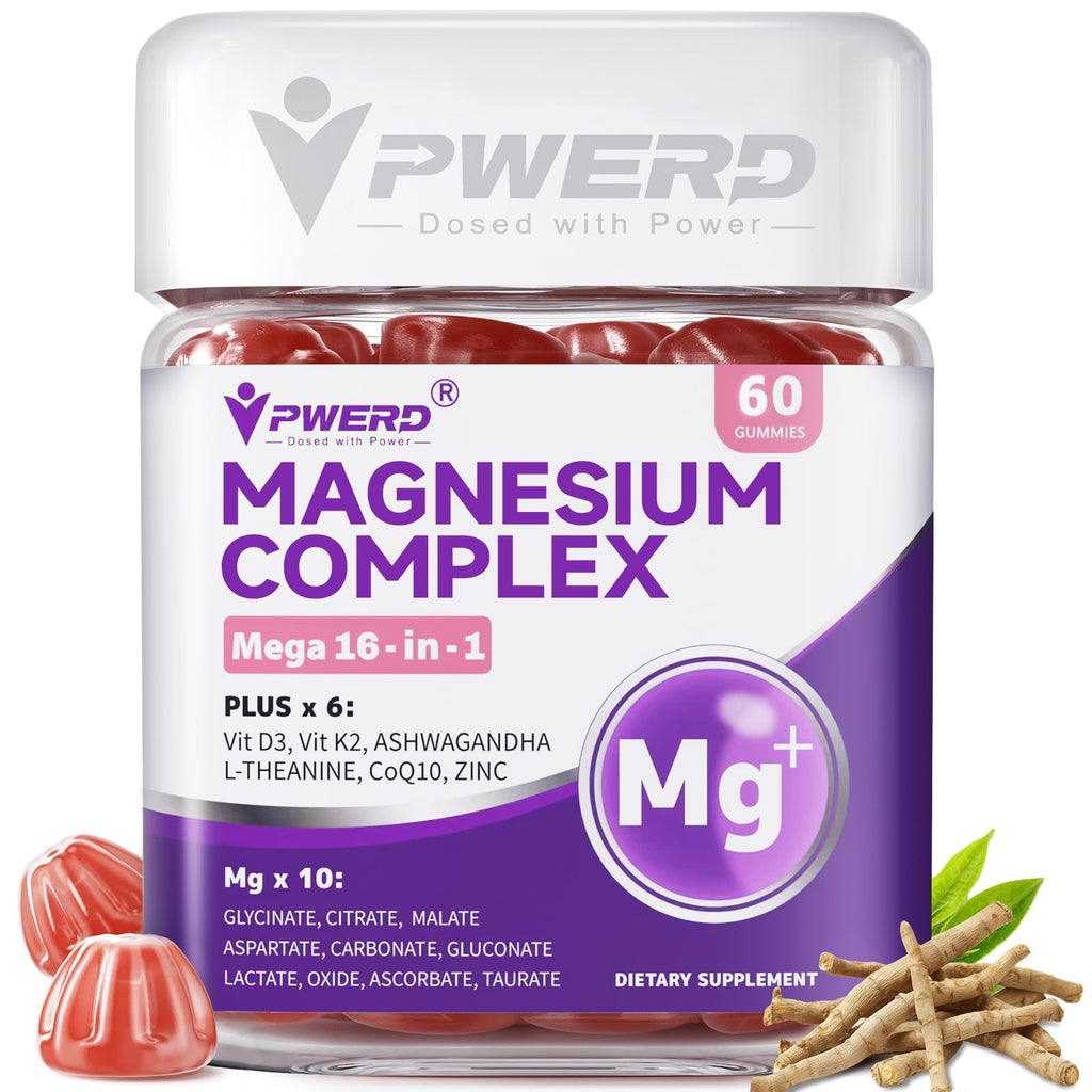 PWERD magnesium sleep gummies for relaxation