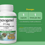 Pycnogenol 25 mg immune support supplement