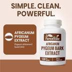 Pygeum 500 mg natural remedy
