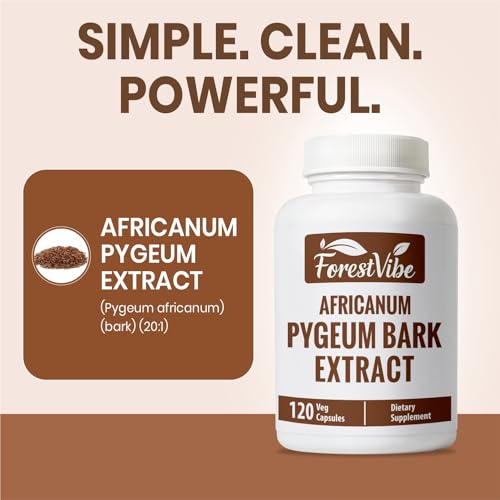 Pygeum 500 mg natural remedy