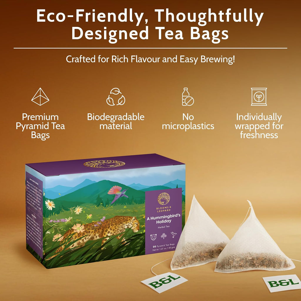 Pyramid bags for optimal flavour