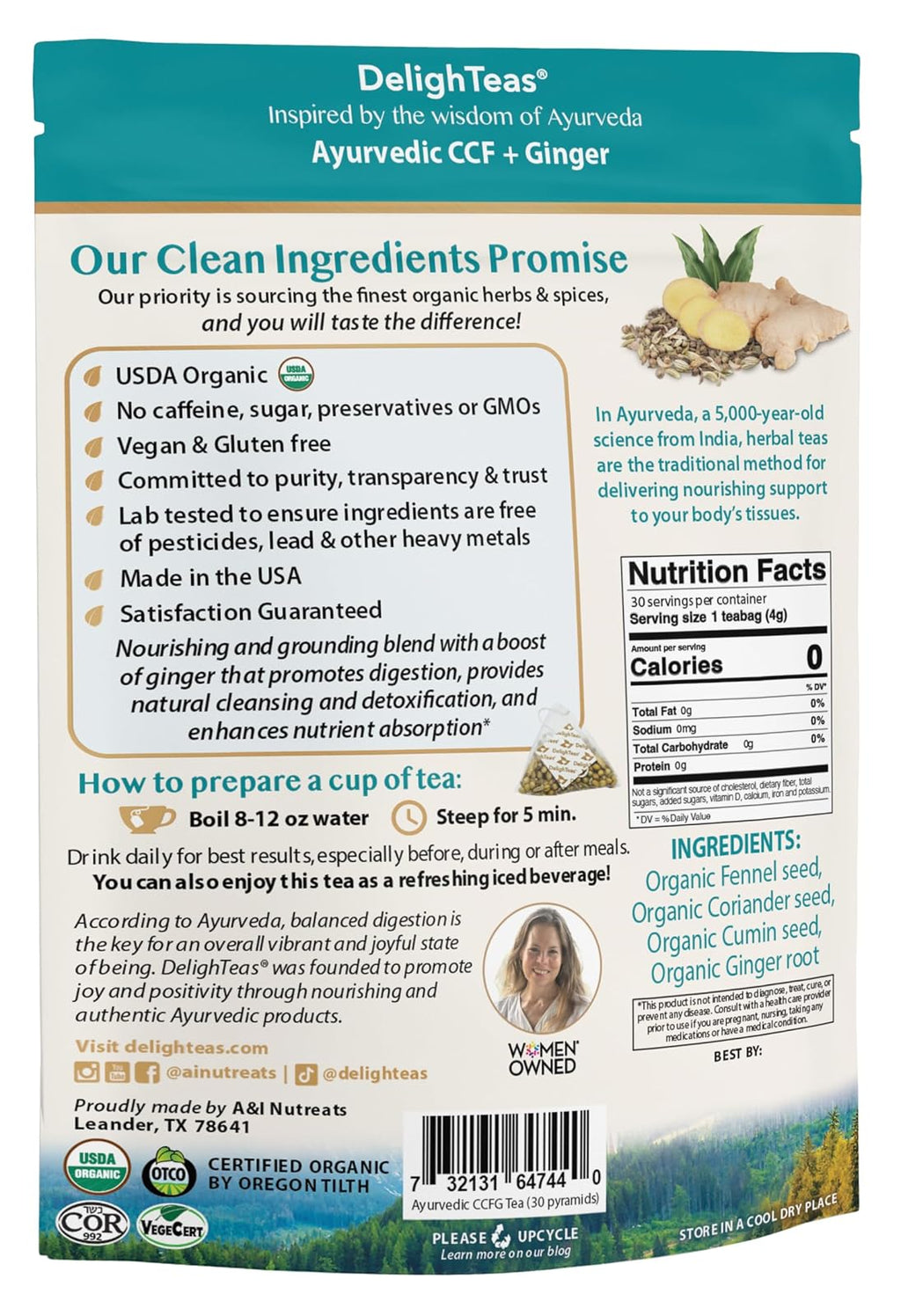 pyramid tea bags for easy brewing