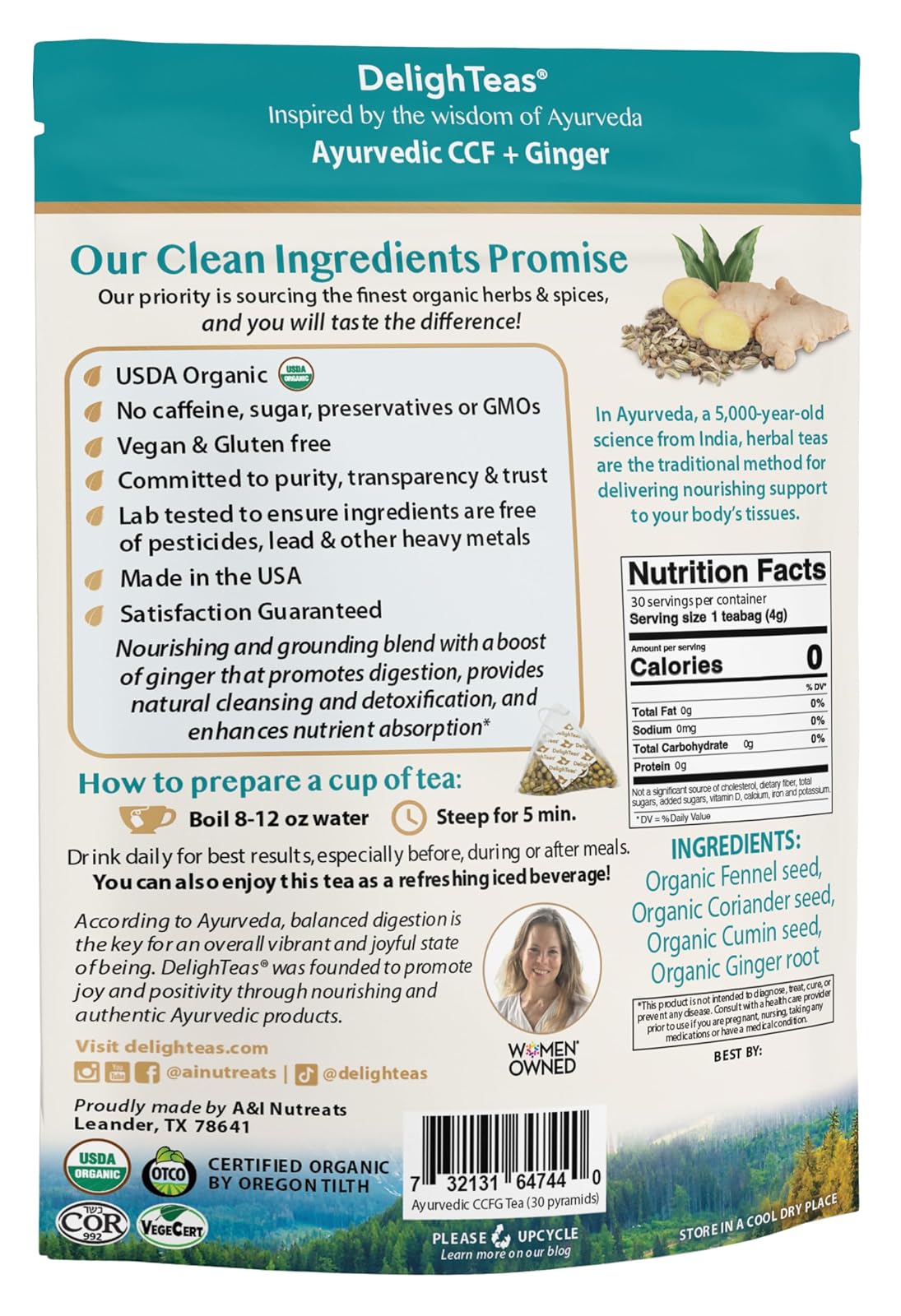 pyramid tea bags for easy brewing
