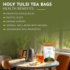 Pyramid Tulsi tea for stress relief
