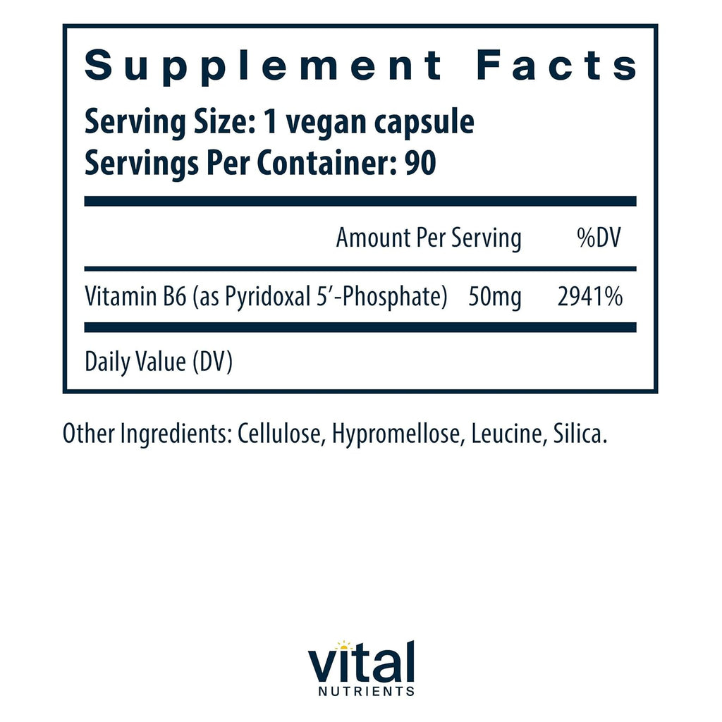 Pyridoxal-5 Phosphate health benefits
