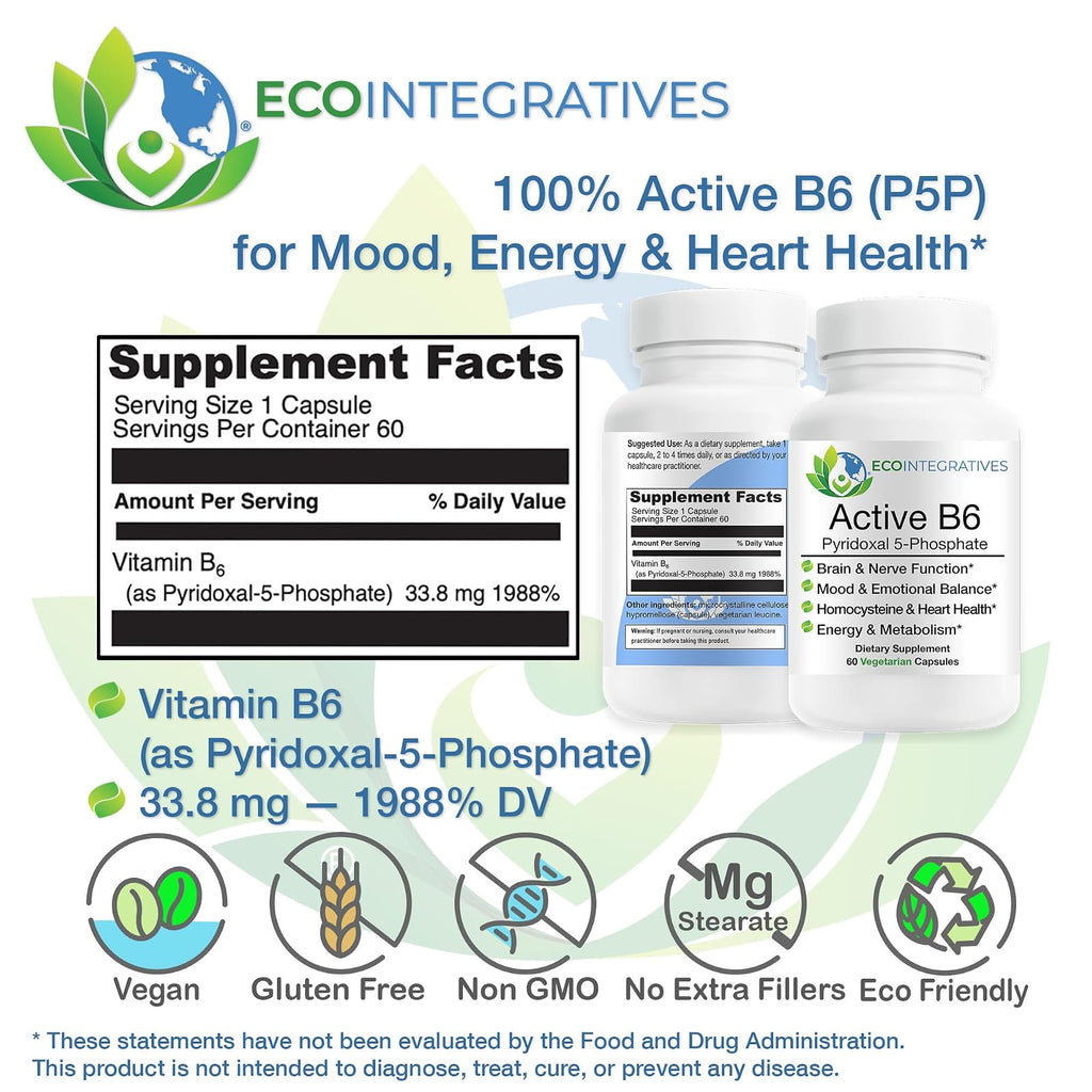 Pyridoxal-5-Phosphate health support