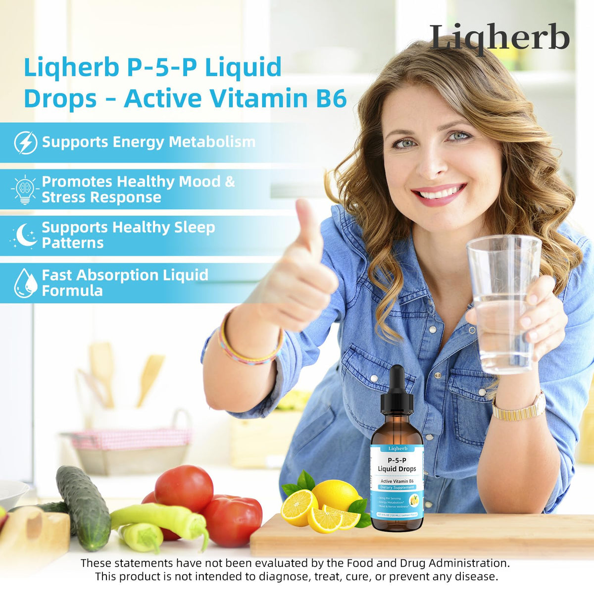 Pyridoxal-5-Phosphate liquid for better absorption