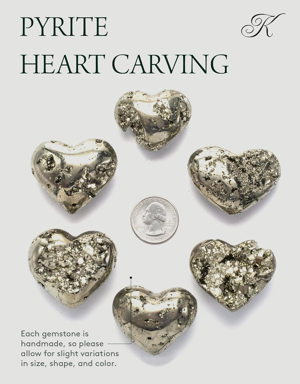 pyrite heart cluster for meditation