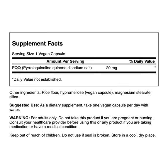 Pyrroloquinoline Quinone health benefits