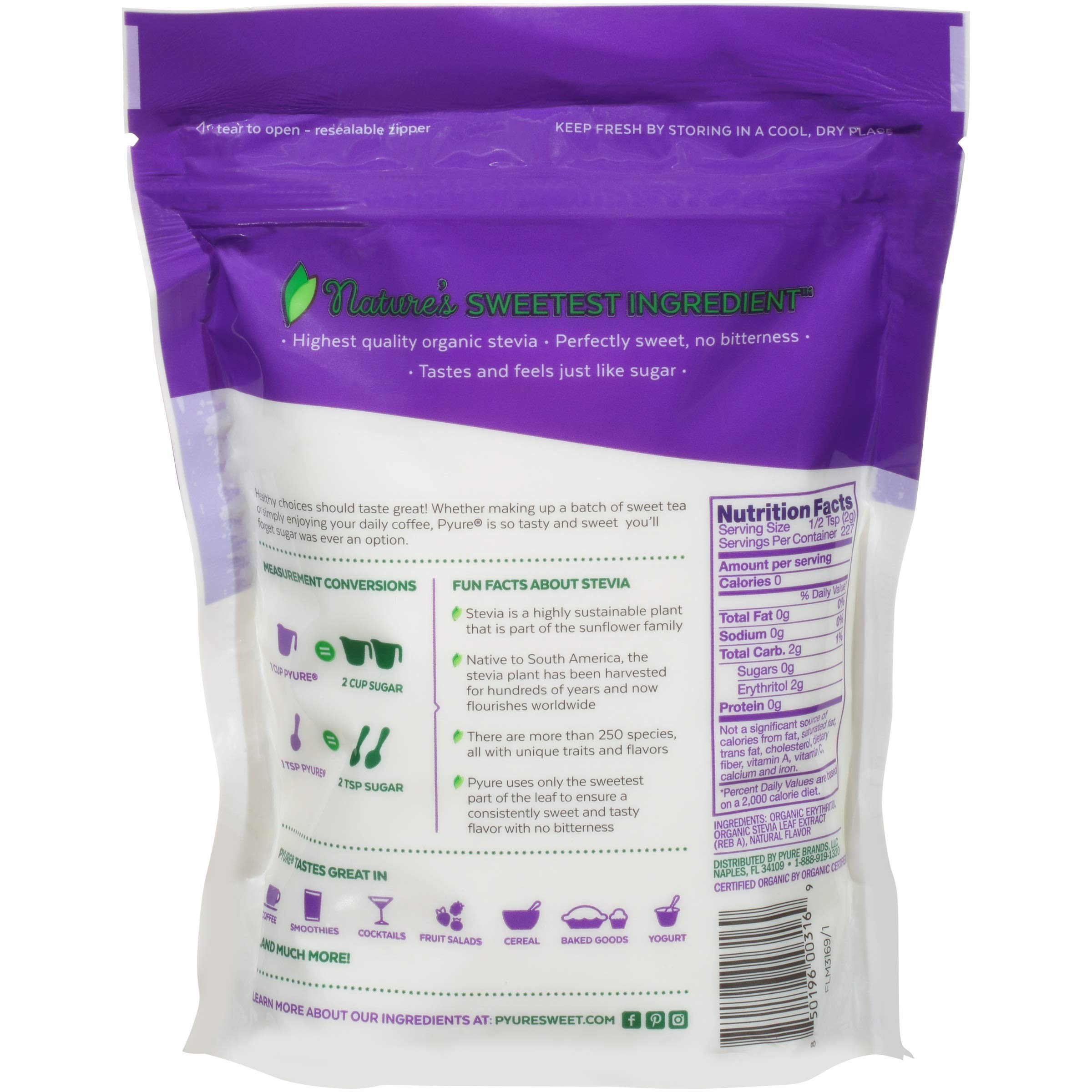 Pyure stevia for healthy desserts