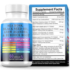 Pyzor sea moss capsules for wellness