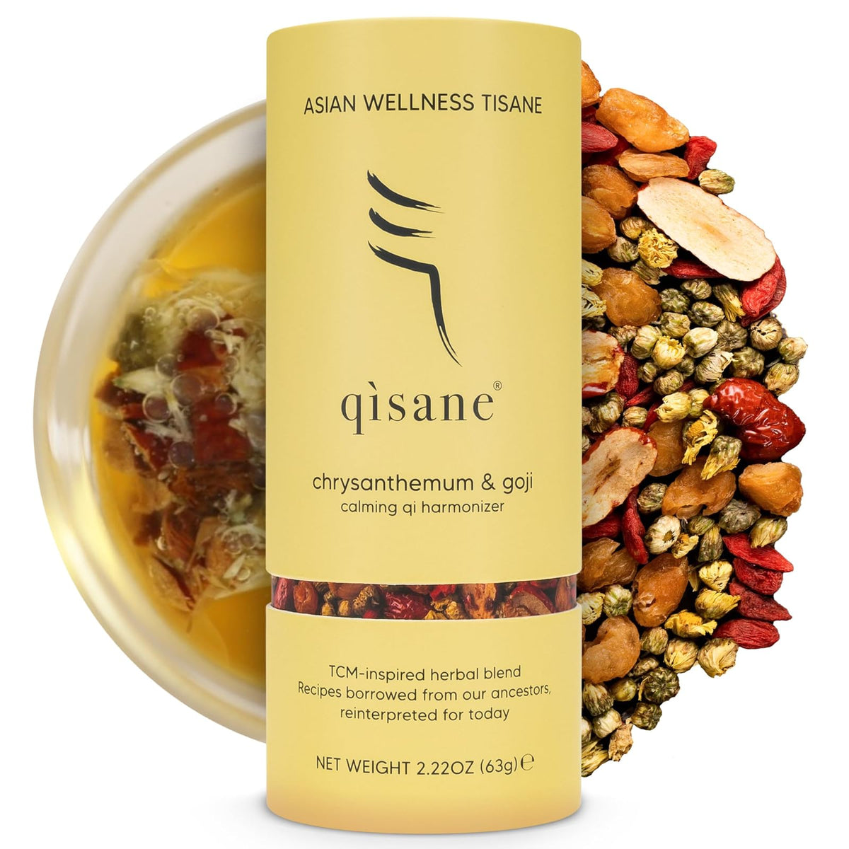 qìsane chrysanthemum tea with goji