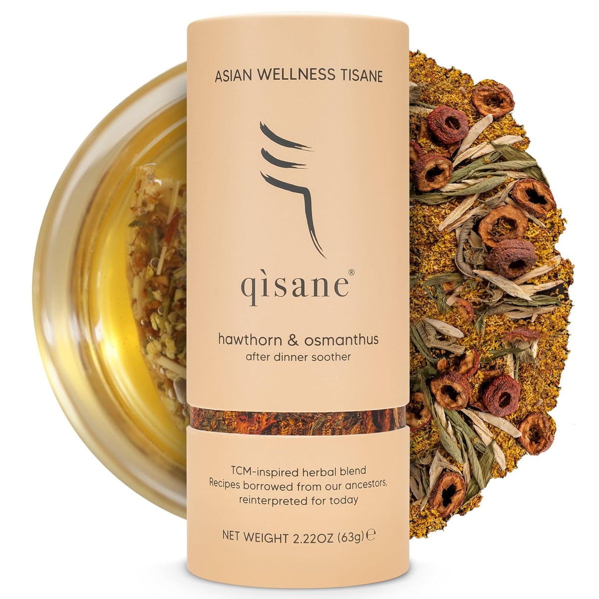 Qìsane hawthorn berry tea sachets
