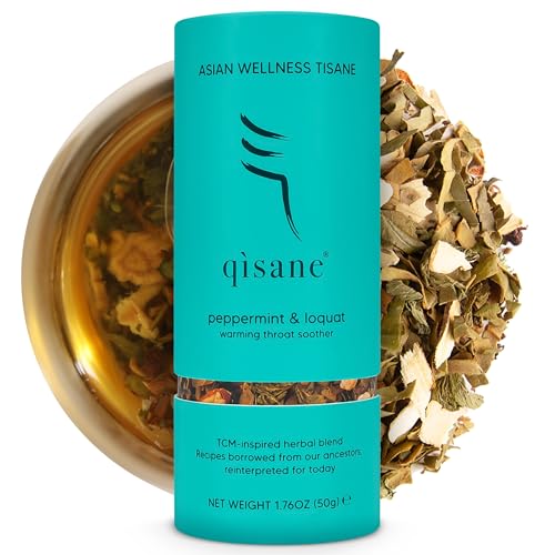 qìsane organic peppermint tea sachets