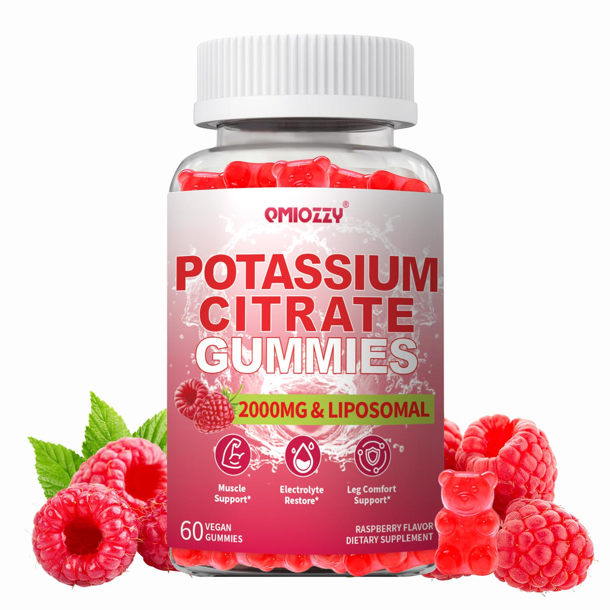 Qmiozzy potassium citrate gummies for energy