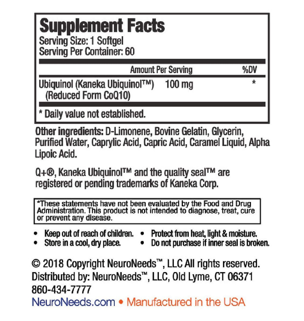 QNeeds coq10 supports heart health