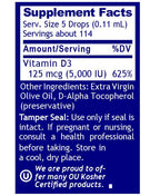 QNL D3 Gold liquid supplement