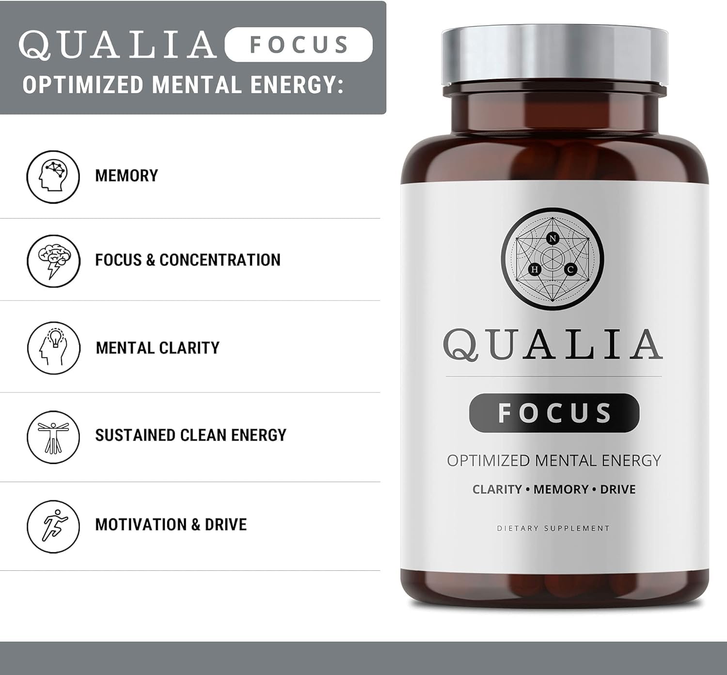 Qualia FOCUS ginkgo biloba energy boost