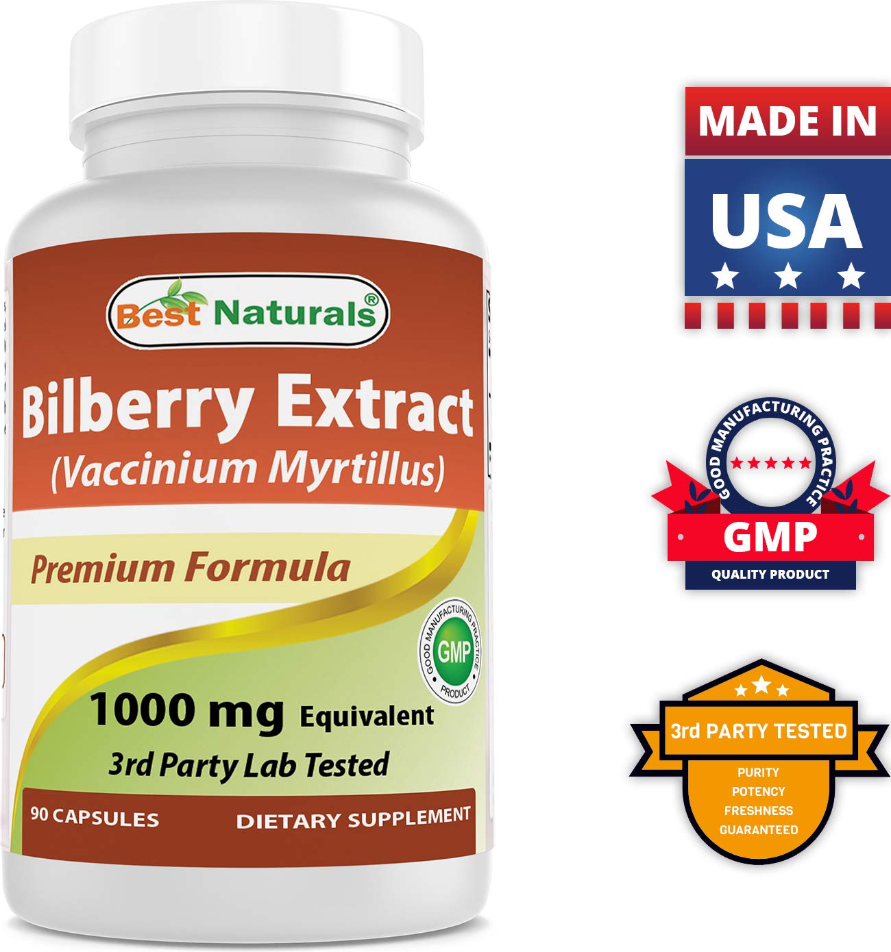 Quality bilberry capsules for health