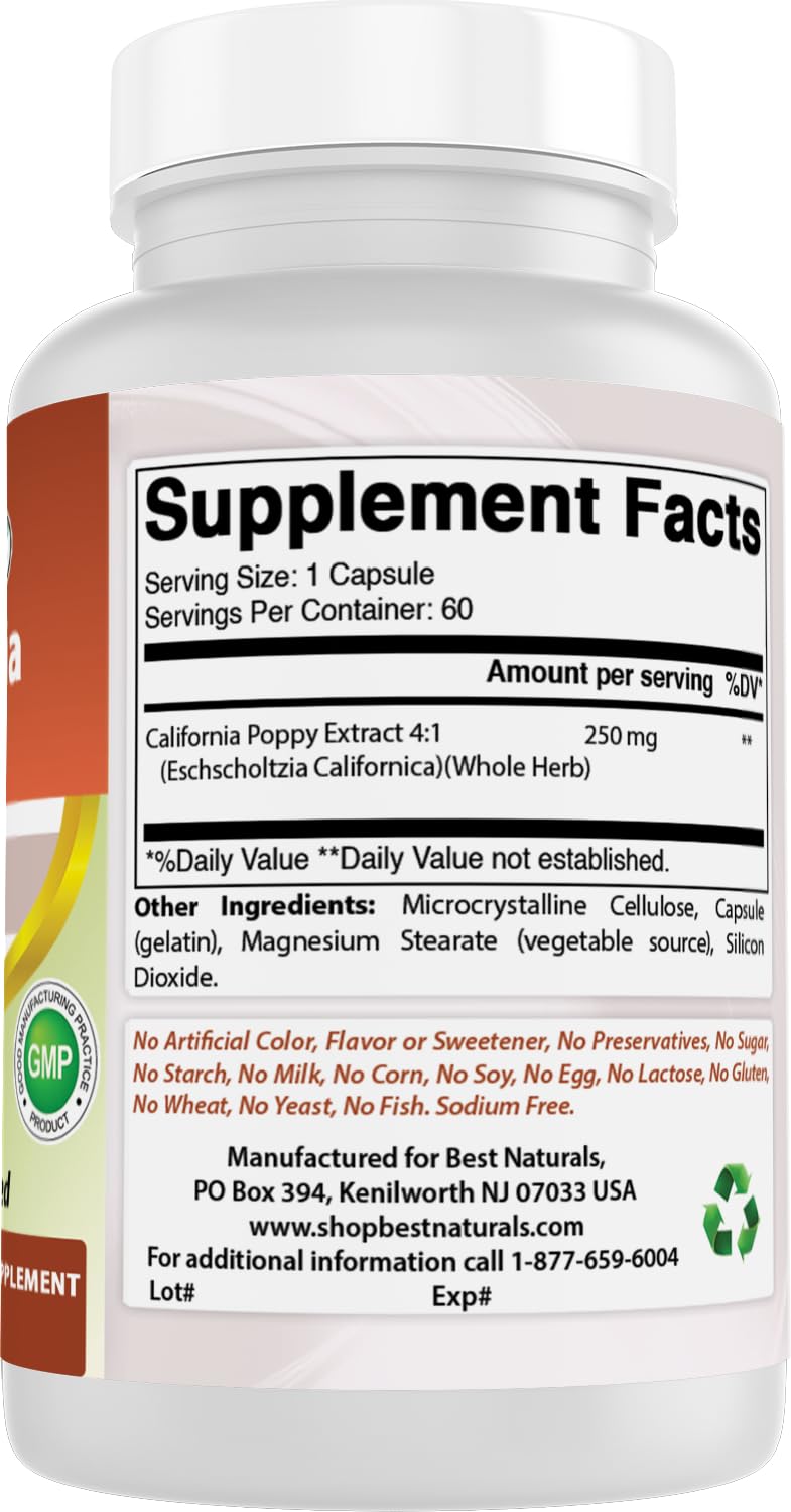 Quality California Poppy extract for wellness