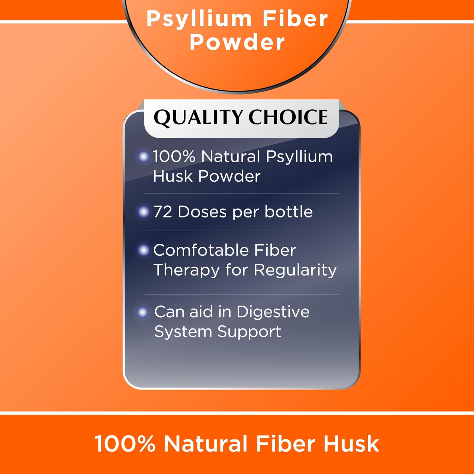 Quality Choice fiber powder for constipation