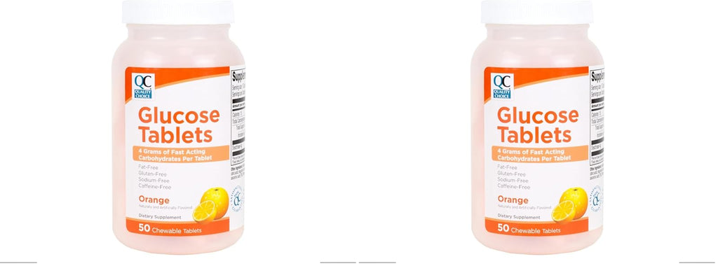 Quality Choice orange glucose tablets