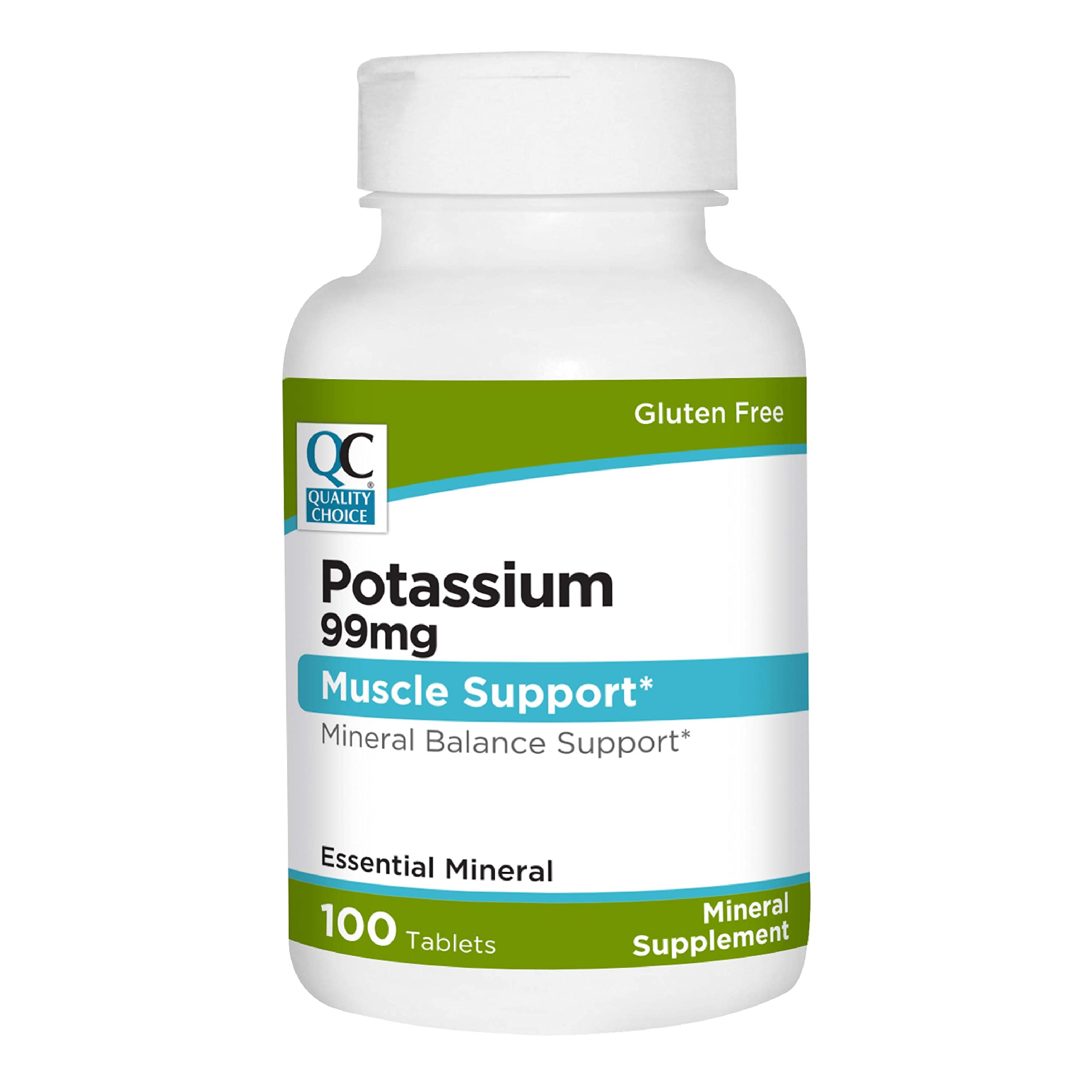 Quality Choice potassium supplement tablets
