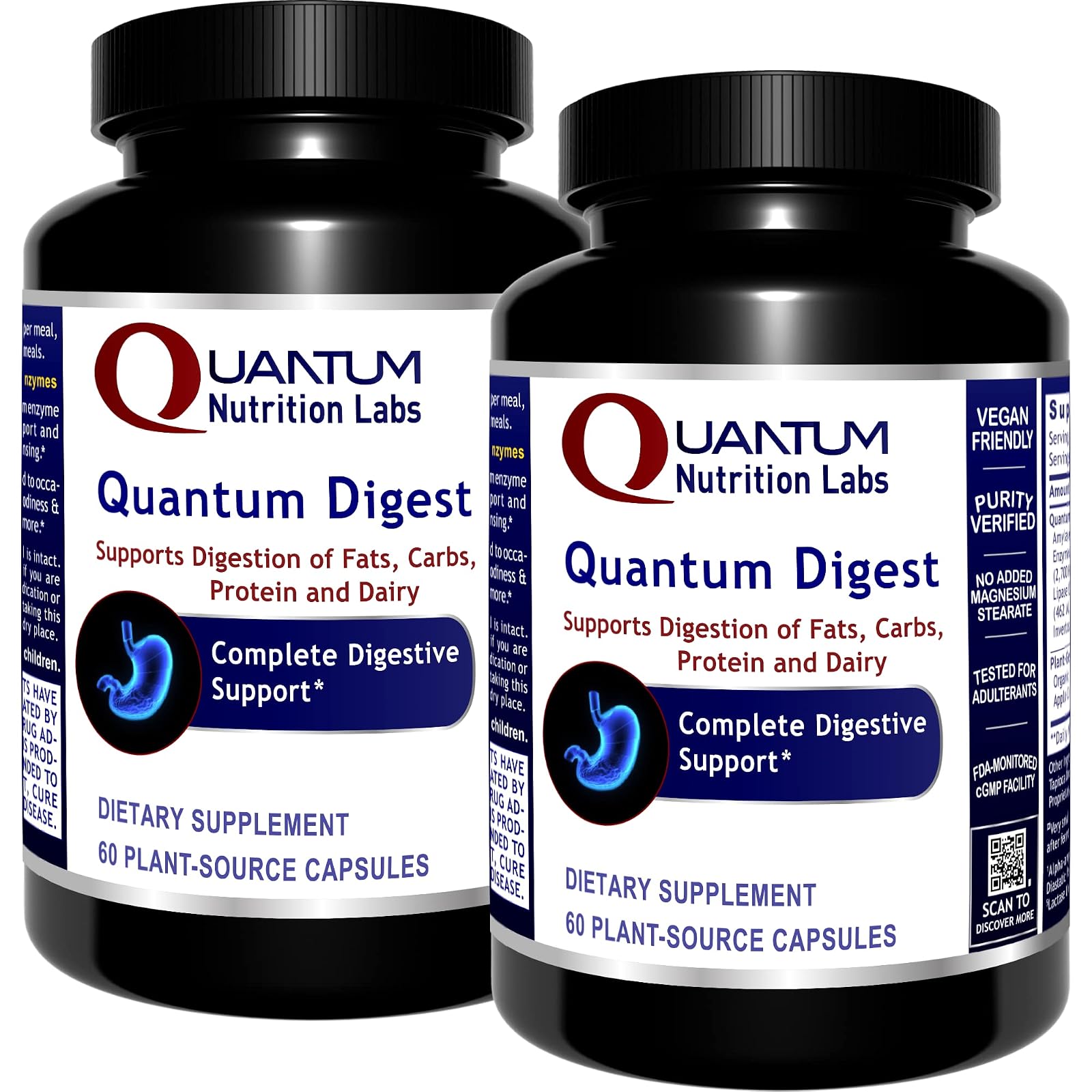 Quantum Digest vegetarian capsules for digestion