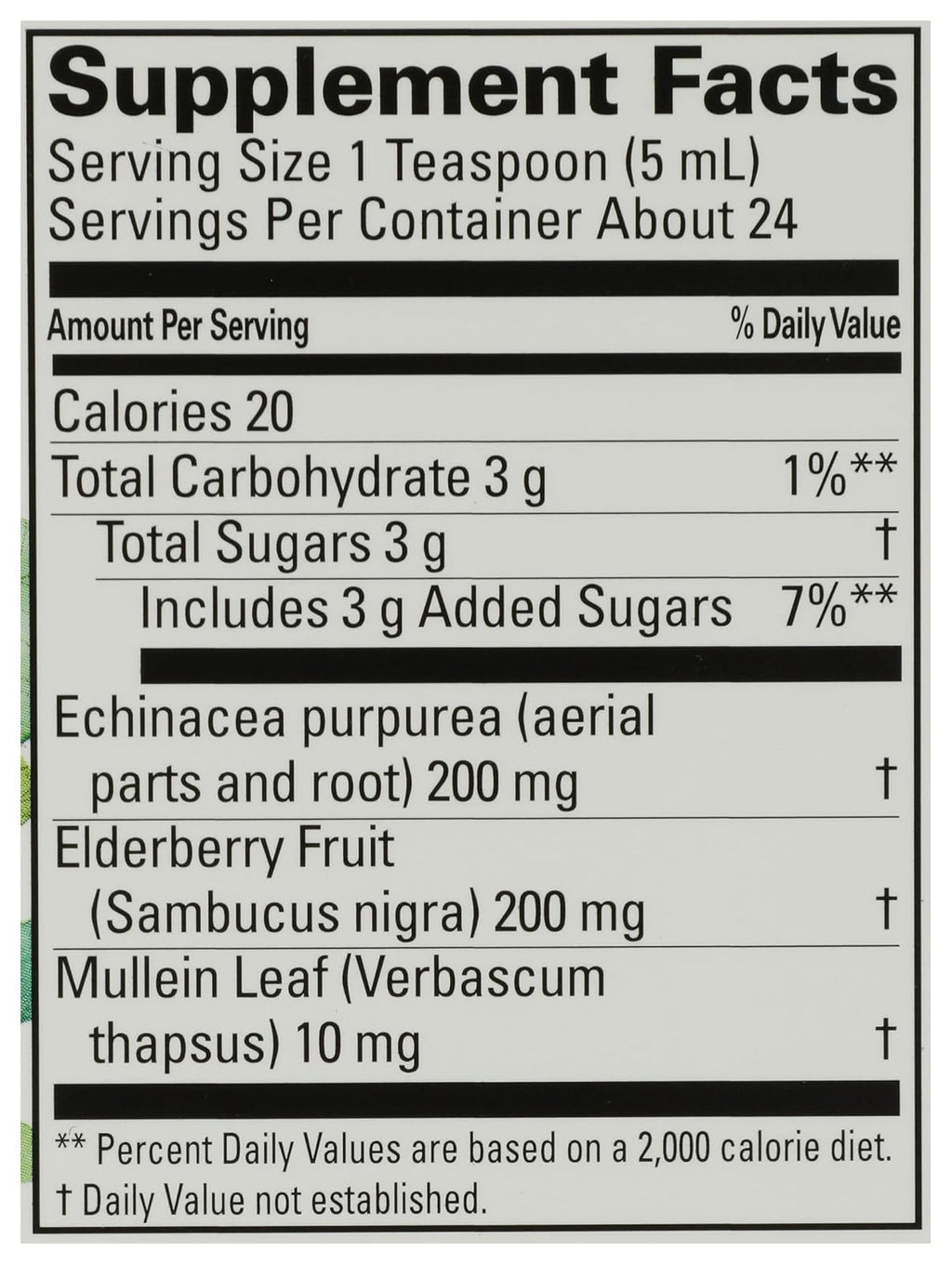 Quantum elderberry syrup with vitamin C