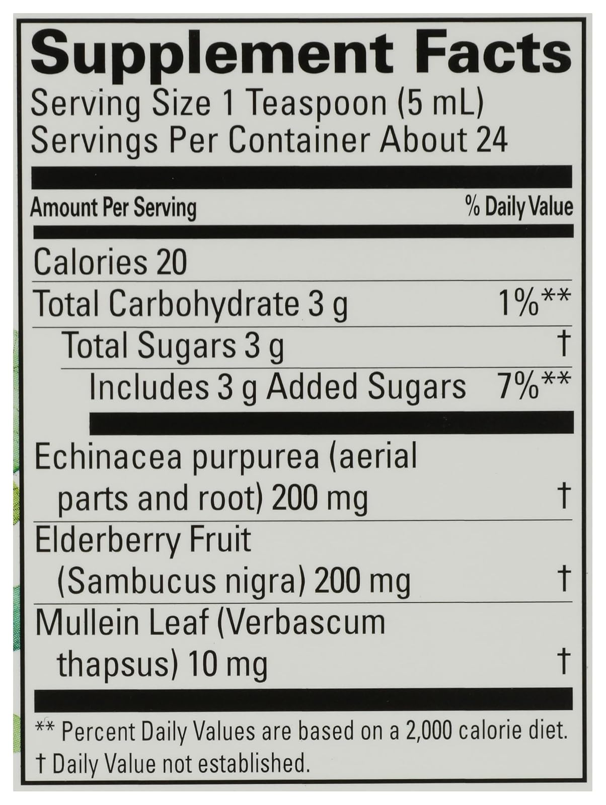 Quantum elderberry syrup with vitamin C