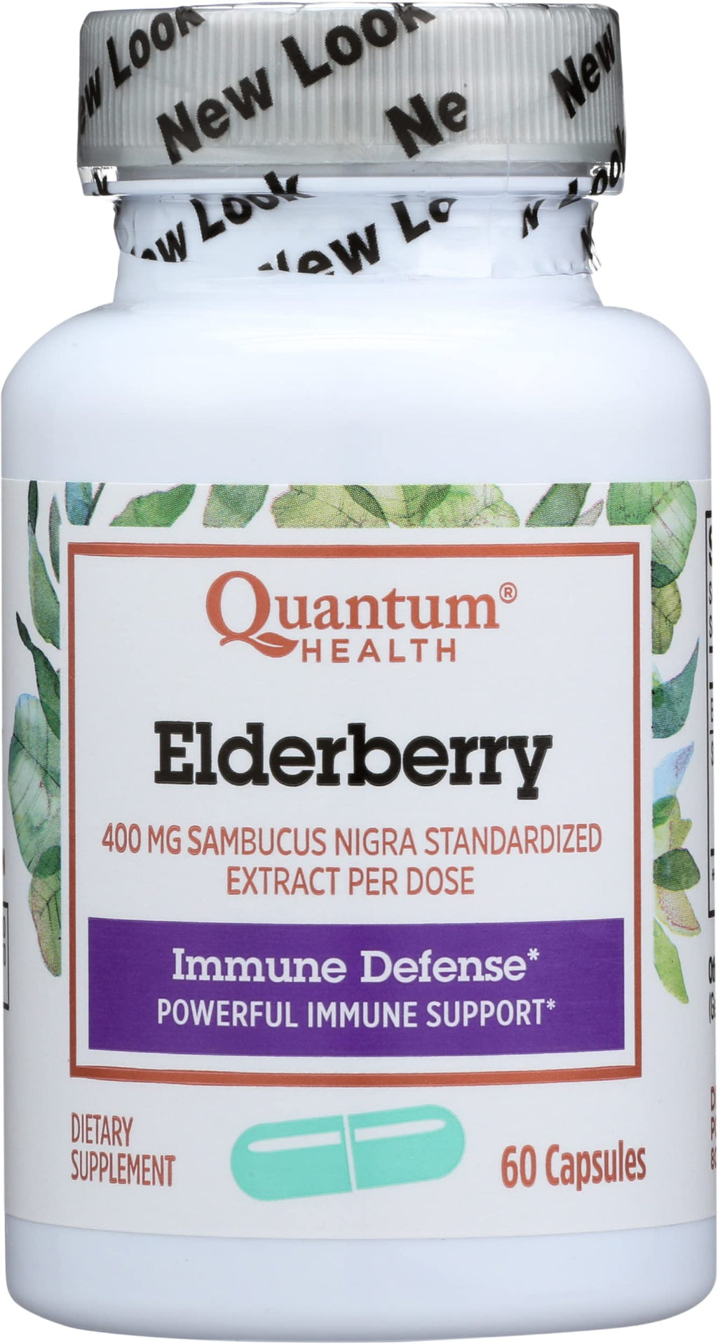 Quantum Health elderberry immune support capsules