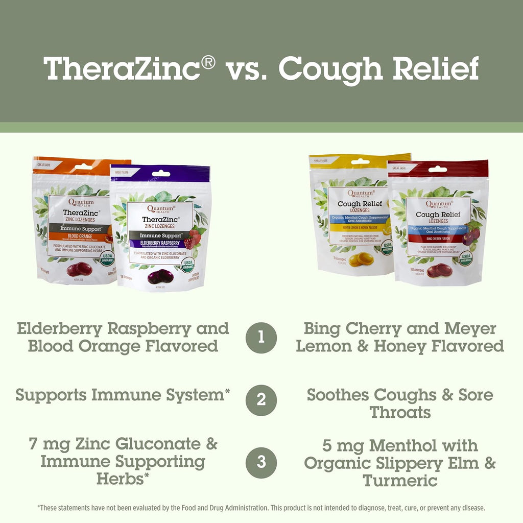 Quantum Health elderberry throat relief