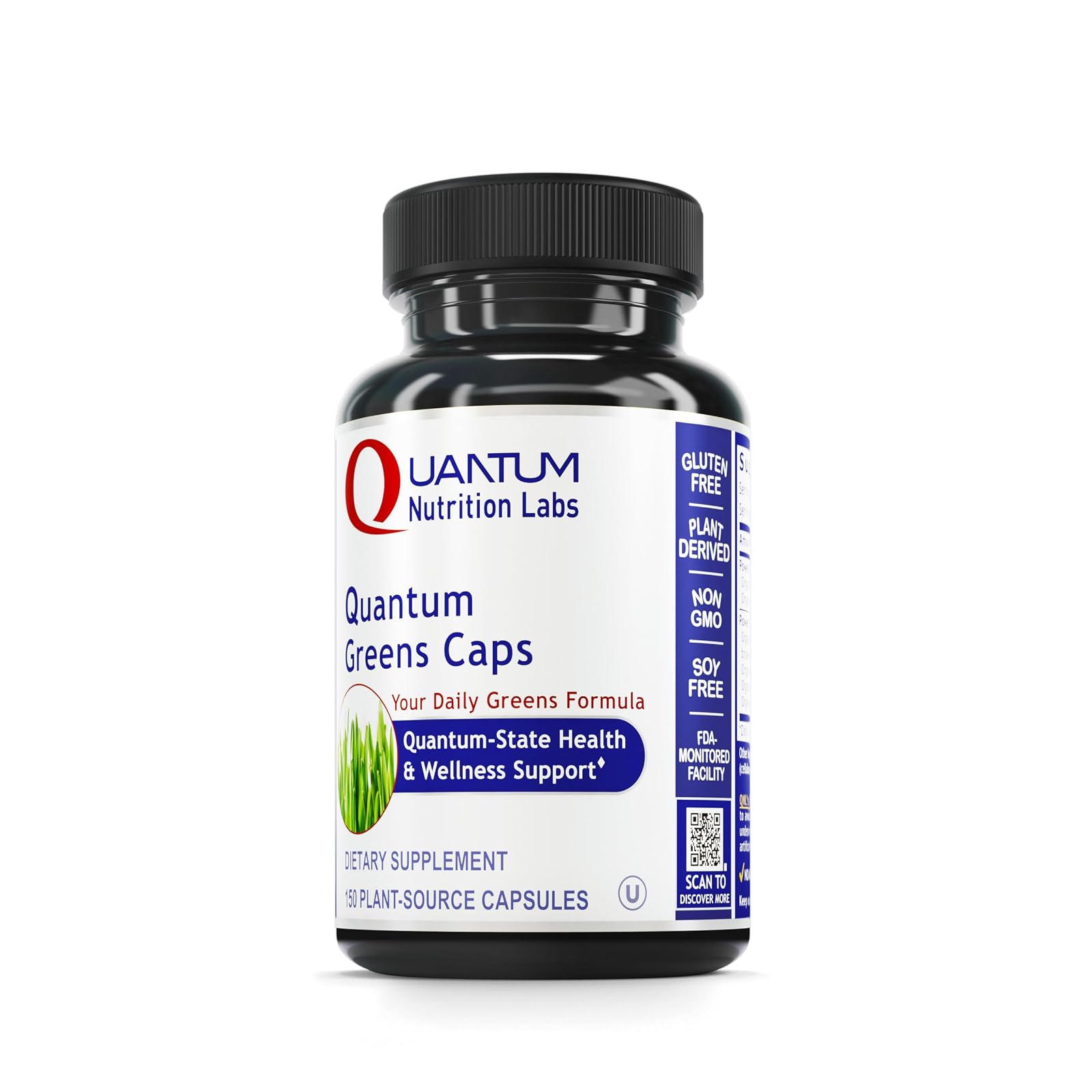 Quantum Nutrition Labs Super Greens capsules