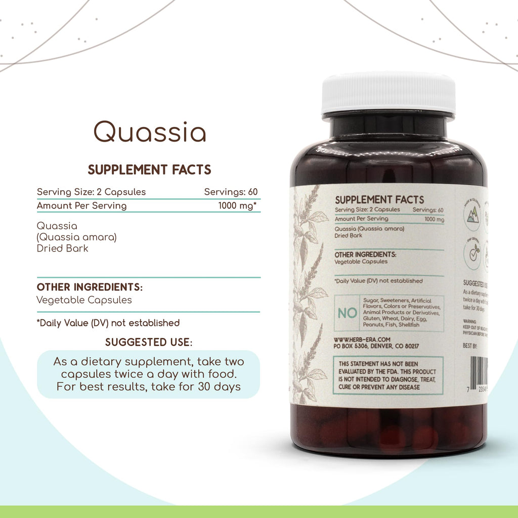 quassia for digestive health support