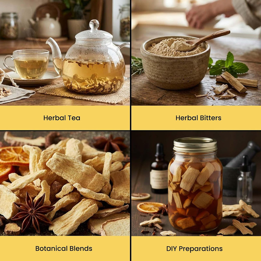 quassia wood chips for digestion