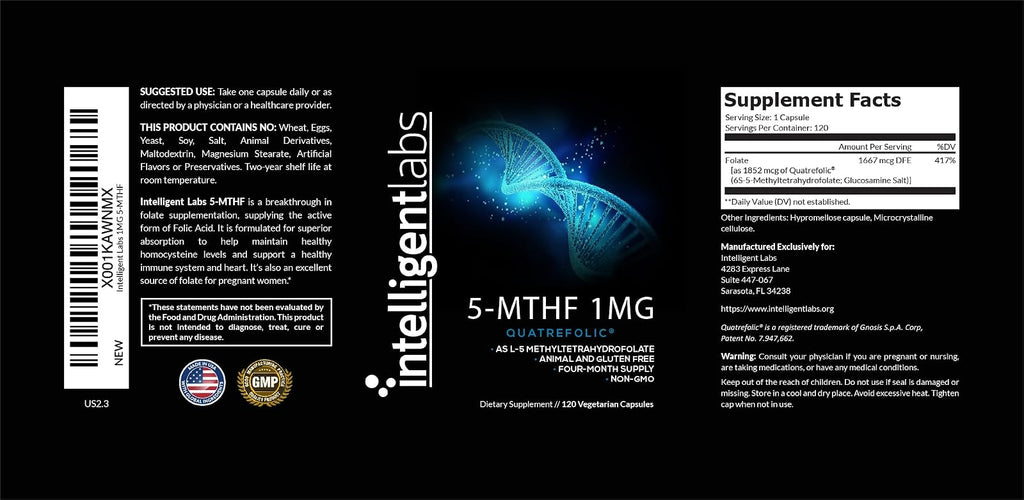 Quatrefolic 5-MTHF for better absorption