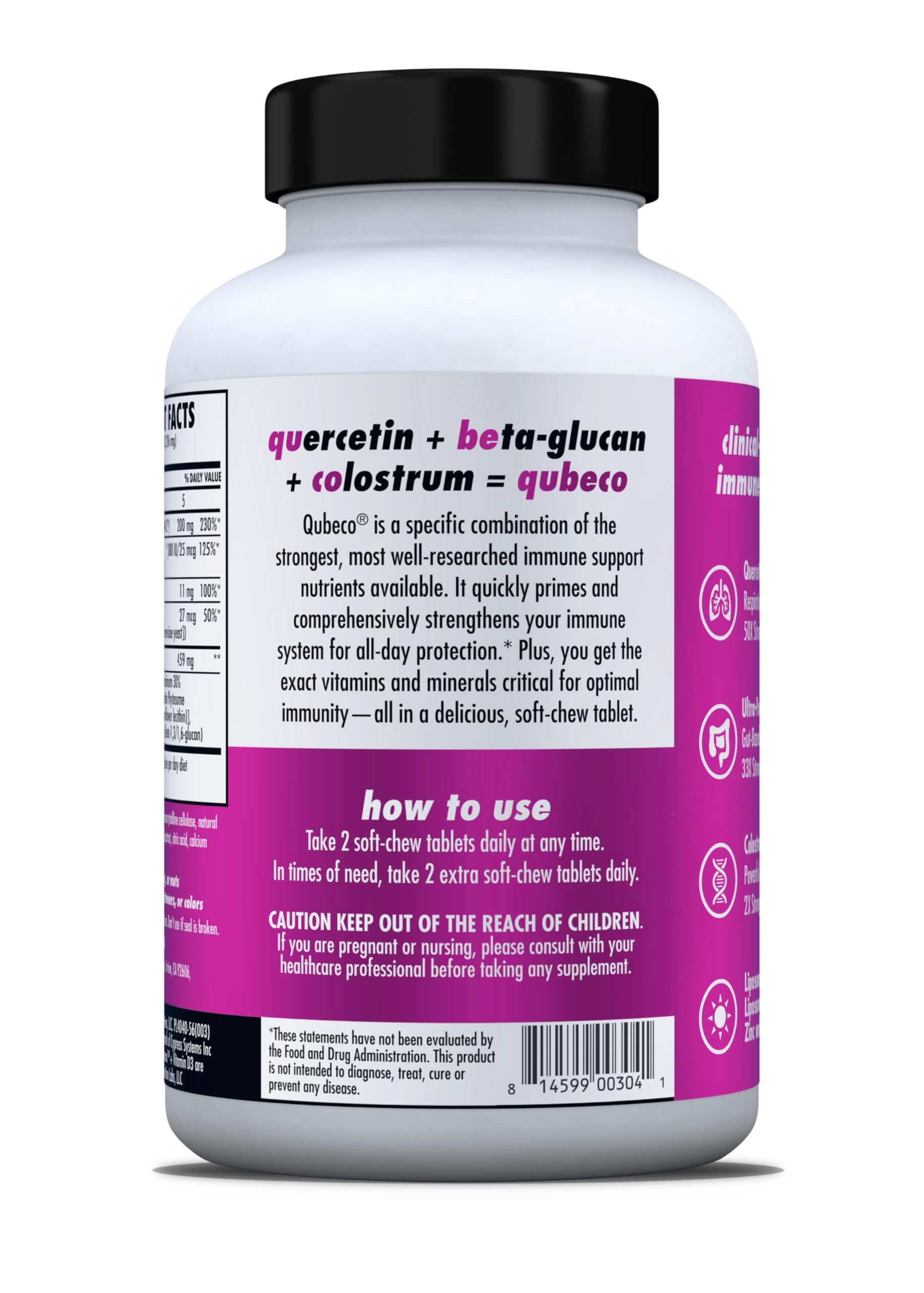 Qubeco chewable vitamins for energy