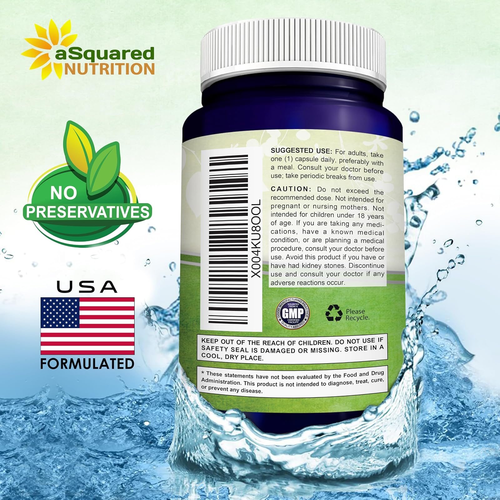 quercetin 60 capsules for daily use