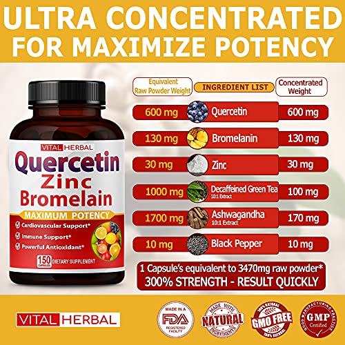quercetin and bromelain for strength