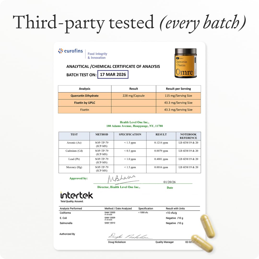quercetin and fisetin capsules