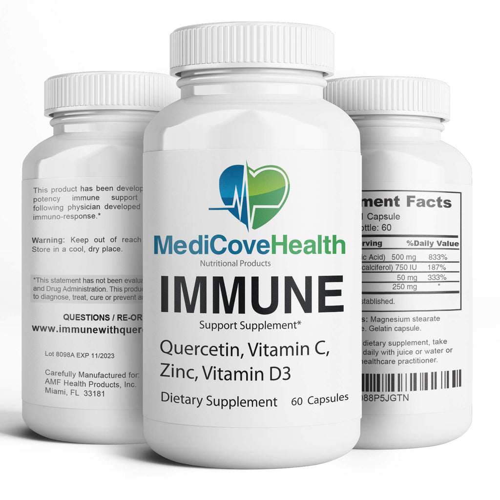 Quercetin and zinc immune support formula