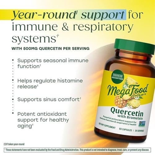 Quercetin bromelain for allergy relief