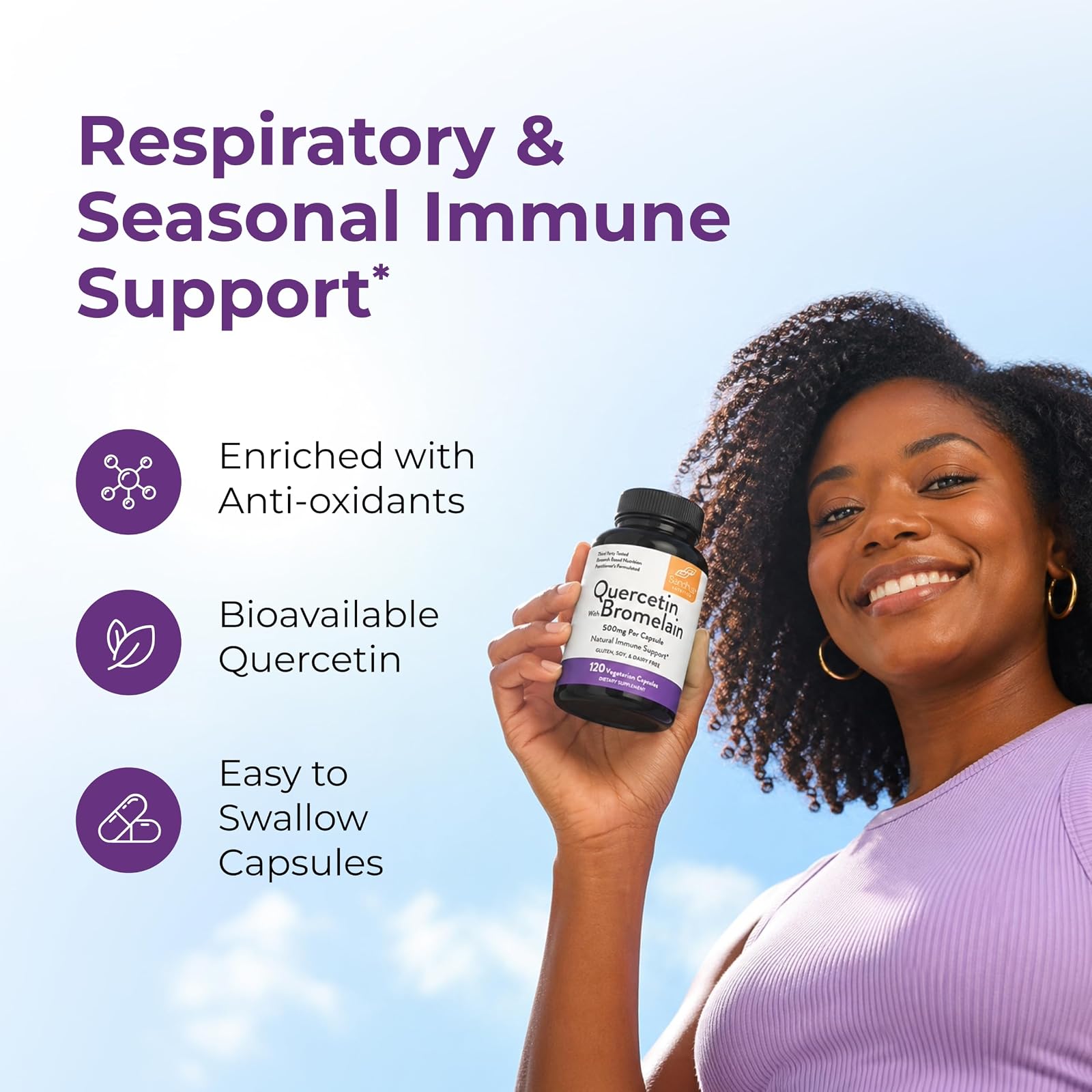 quercetin bromelain for respiratory health