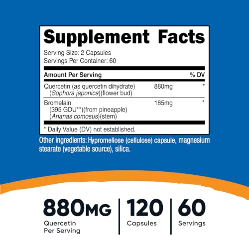quercetin bromelain for seasonal allergies relief
