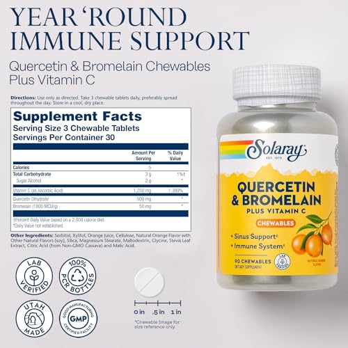 Quercetin Bromelain health benefits