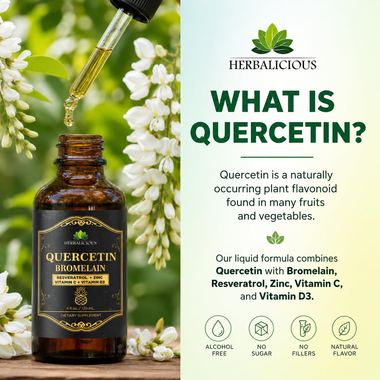 Quercetin Bromelain herbal immune booster