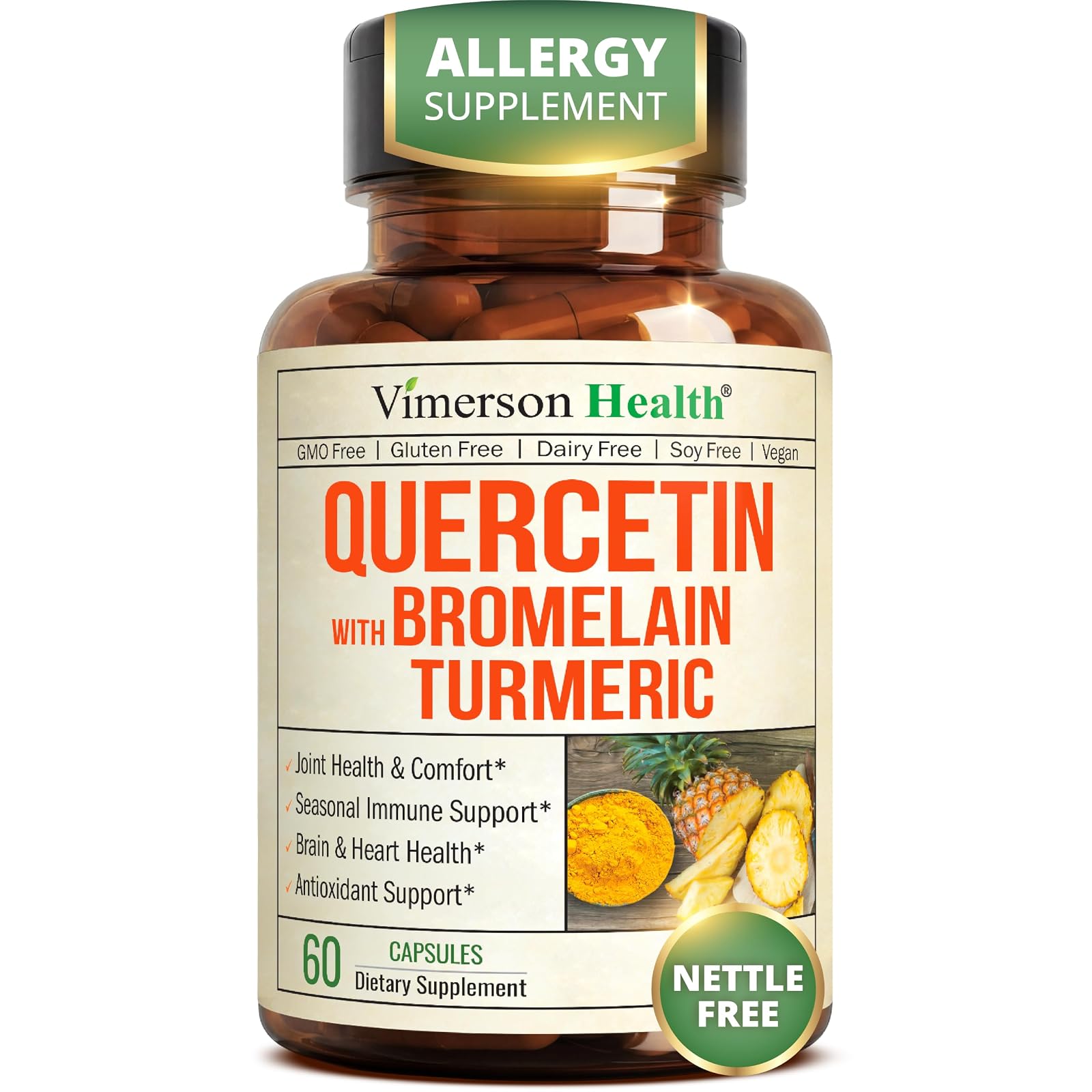 quercetin bromelain immune support capsules
