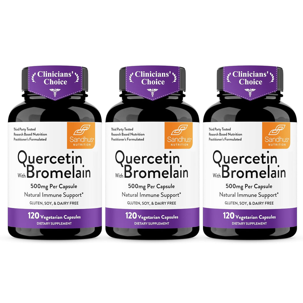 quercetin bromelain immune support capsules