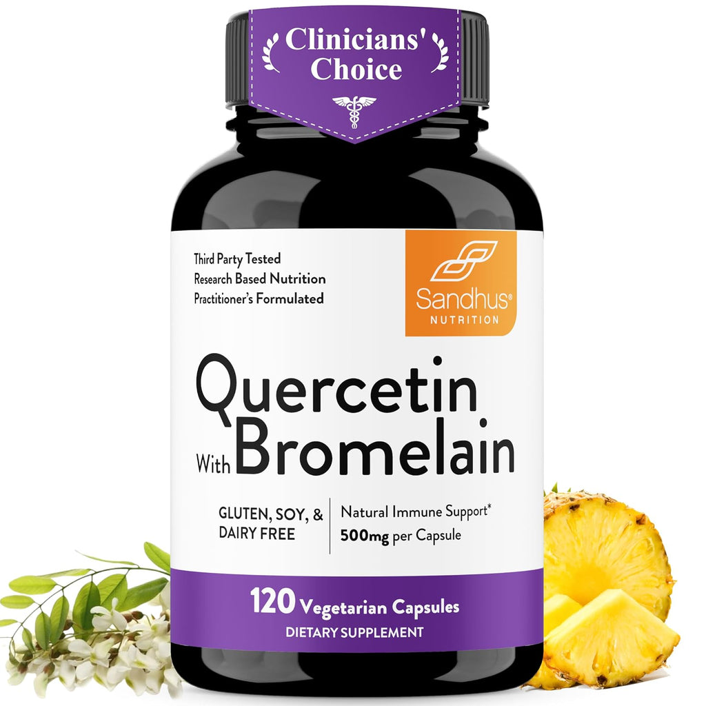quercetin bromelain immune support capsules